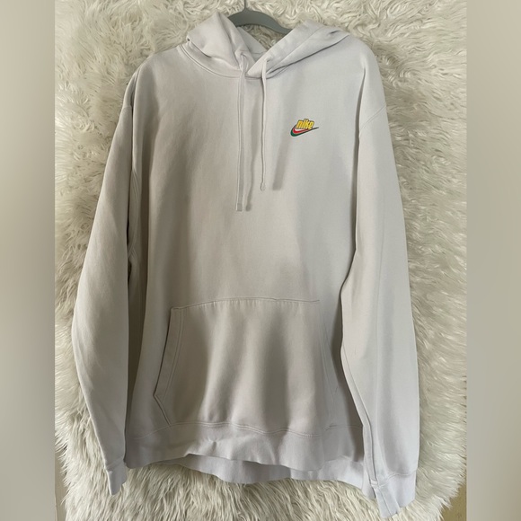 Nike | Shirts | Nike Ultra Drip Just Do It White Hoodiesize Xxl | Poshmark